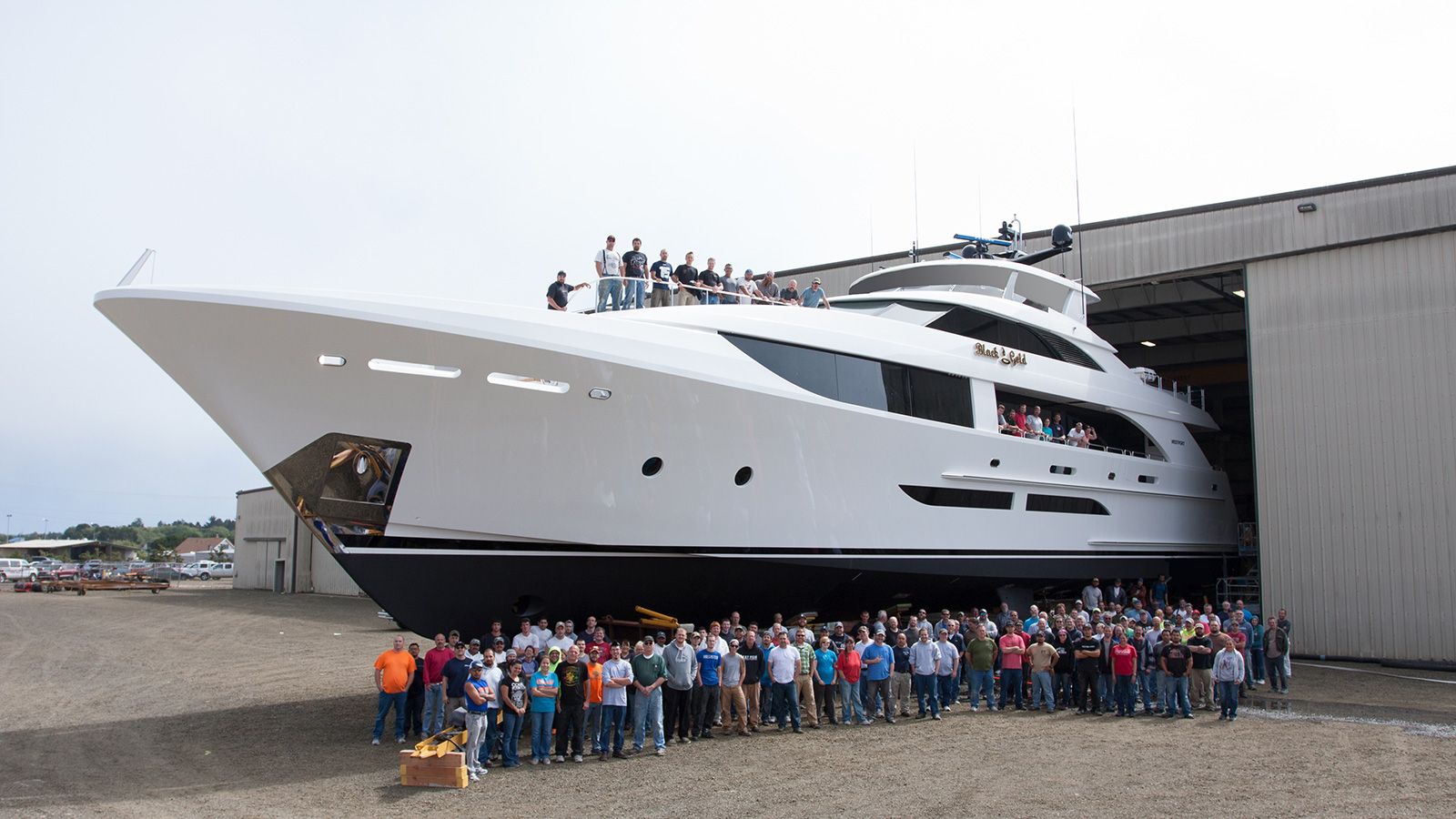 First Westport 125 superyacht Black Gold launched